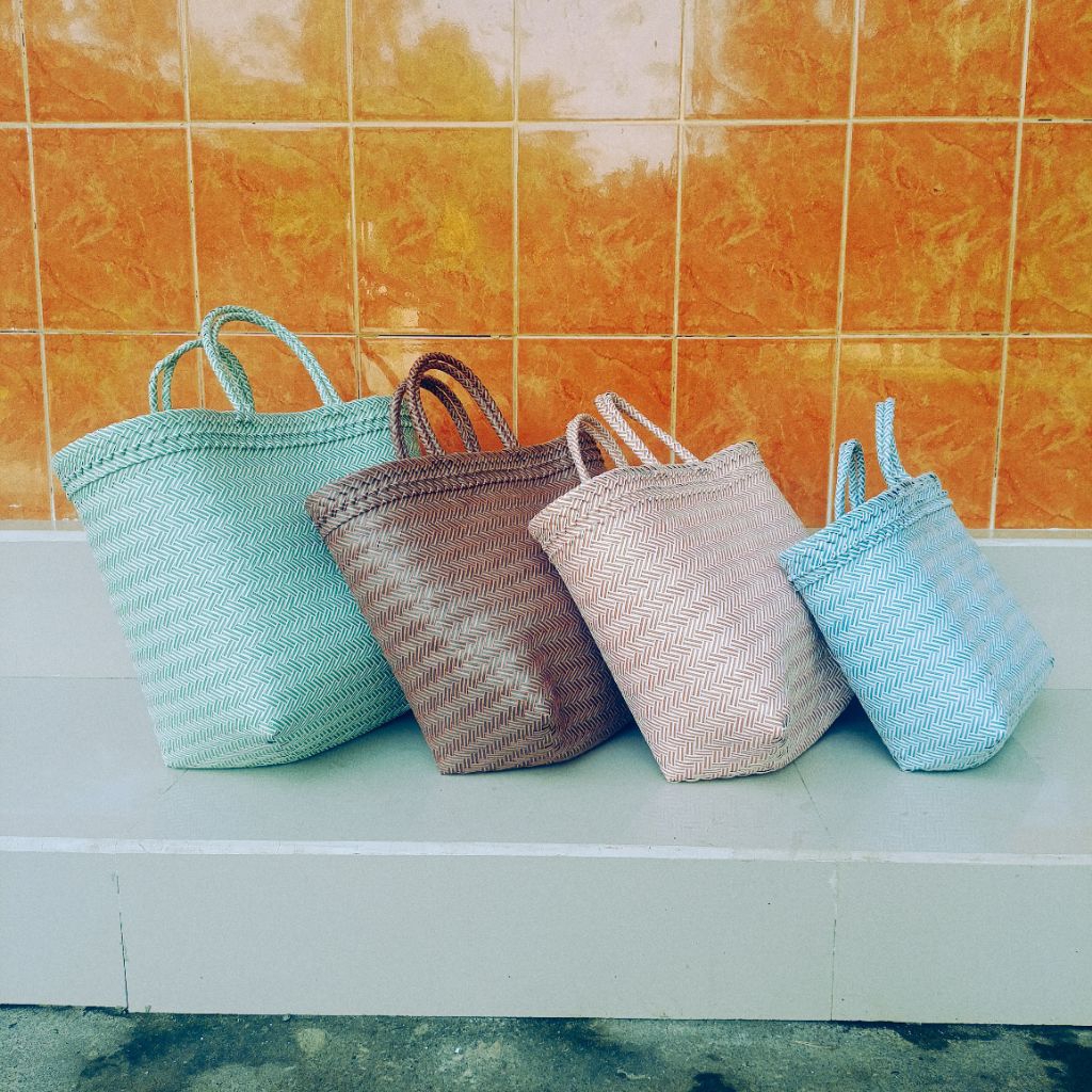 Jual TAS ANYAMAN LURIK HALUS BAHAN SUPER GRADE A | Shopee Indonesia