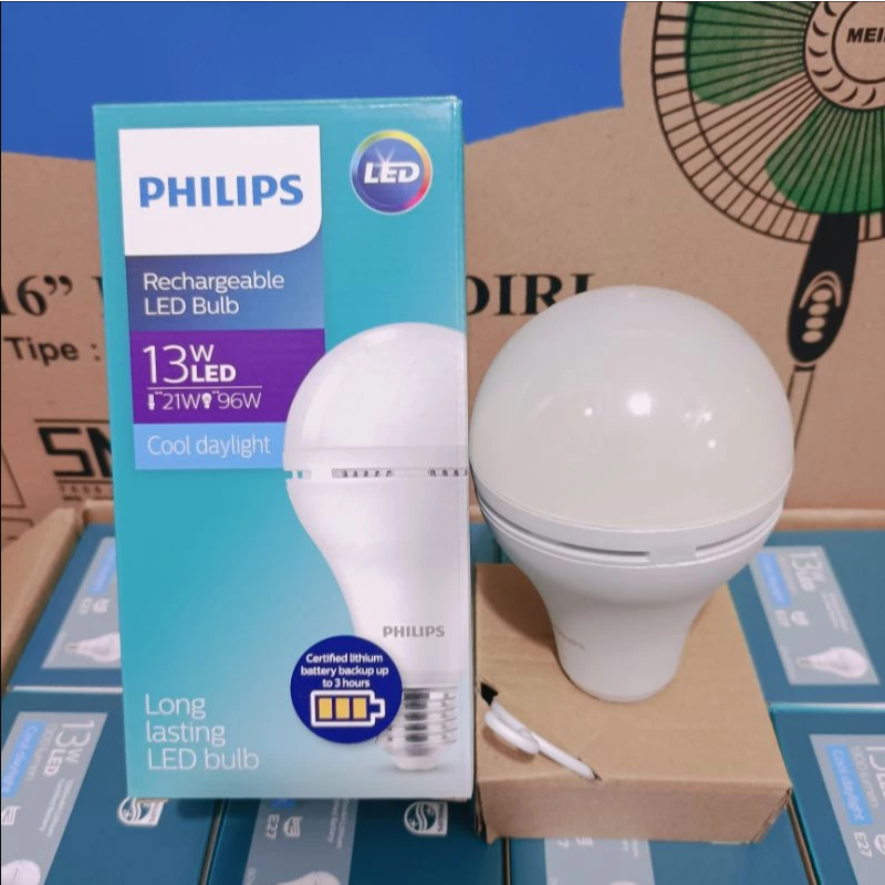 Jual PHILIPS Lampu LED Emergency Rechargeable LED Bulb 13W / Lampu Emergency Philips 13 Watt ...