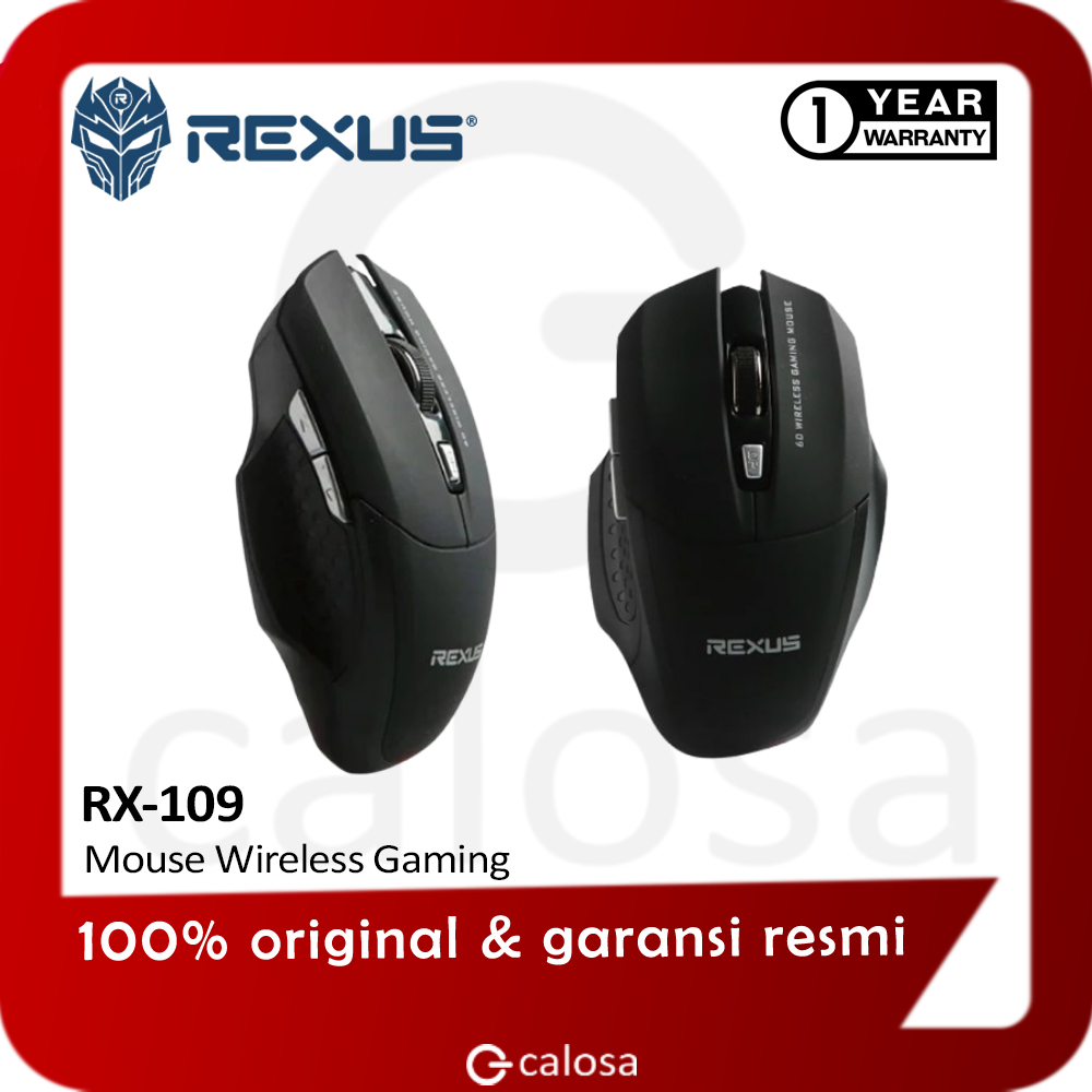Jual Rexus Mouse Wireless Gaming Xierra RX-109/RX109 | Shopee Indonesia
