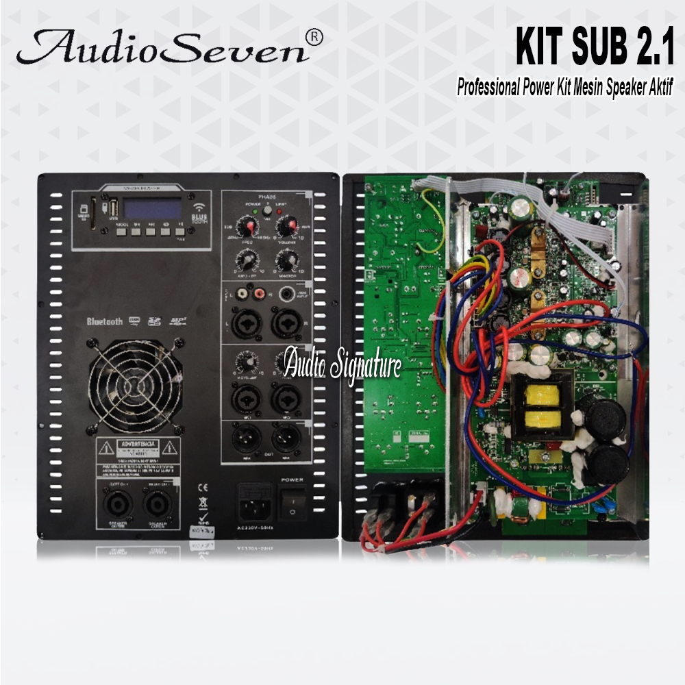 Jual Mesin Kit Speaker Aktif AUDIO SEVEN SUB2.1 | SUB 2.1 | SUB 21 ...