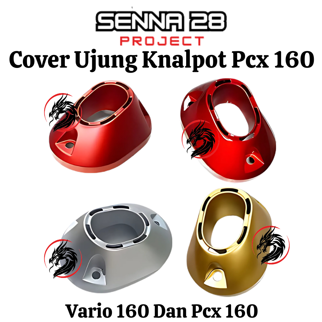 Jual Moncong Knalpot Cap Muffler Honda PCX New 160 K1Z pnp Vario 160 ...