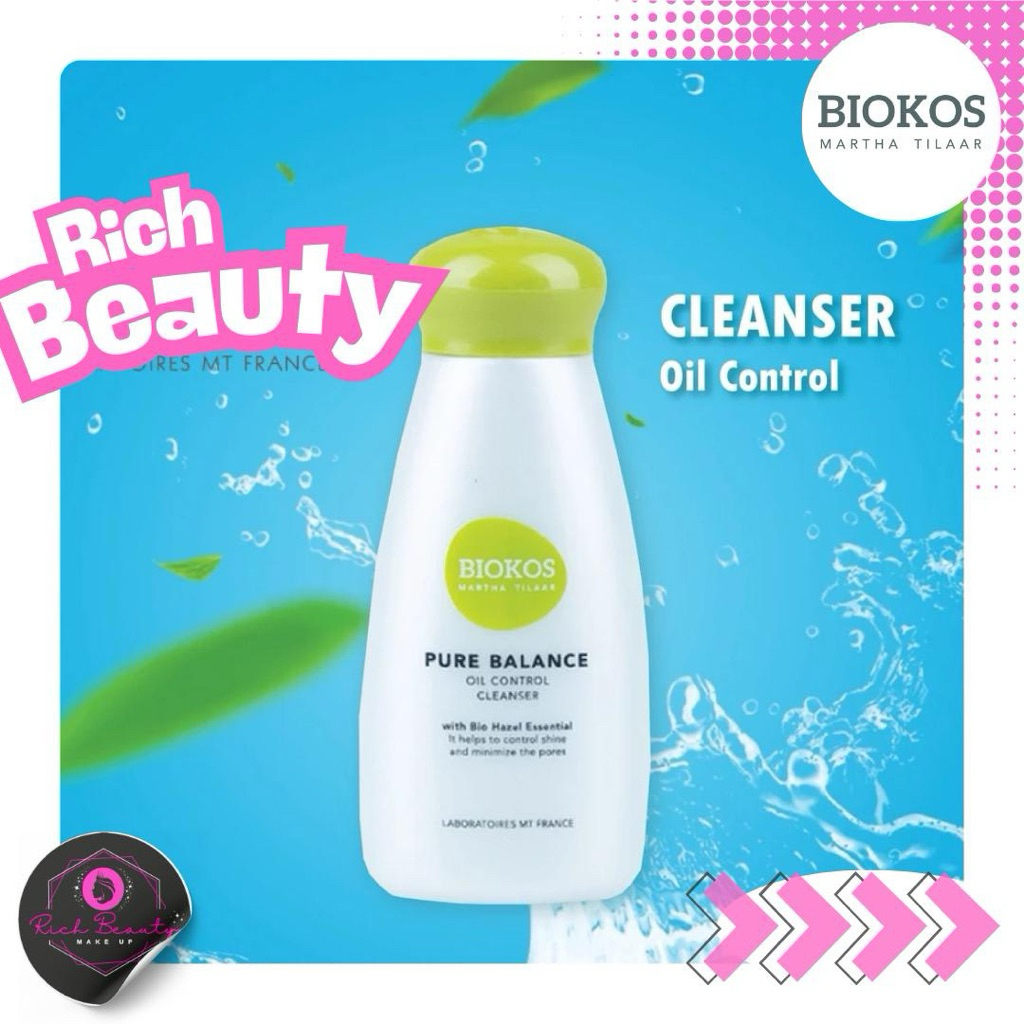 Jual BIOKOS PURE BALANCE OIL CONTROL CLEANSER 150ml | Shopee Indonesia