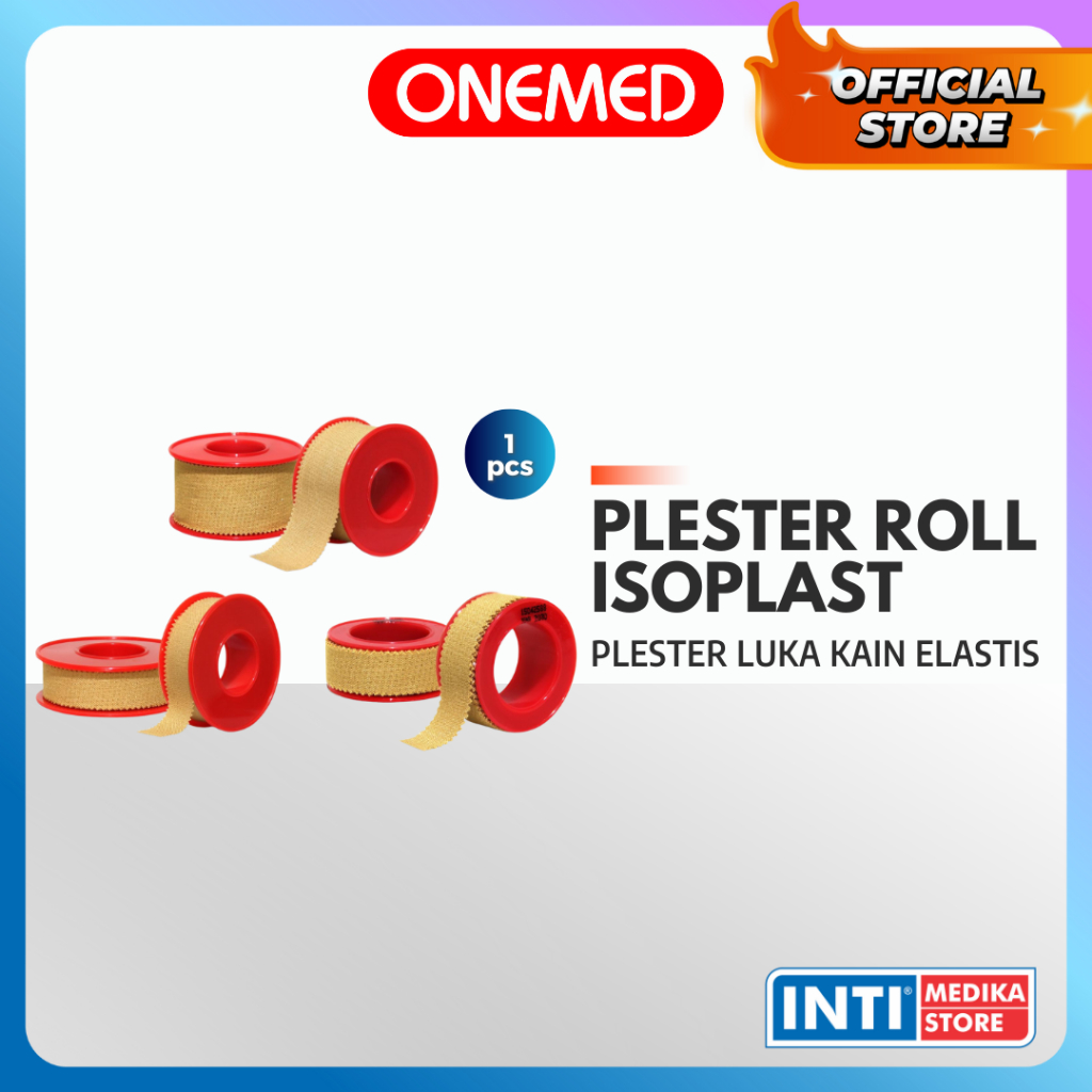 Jual ONEMED - Plester Kain Elastis ISOPLAST | Plaster Luka P3K Medical ...