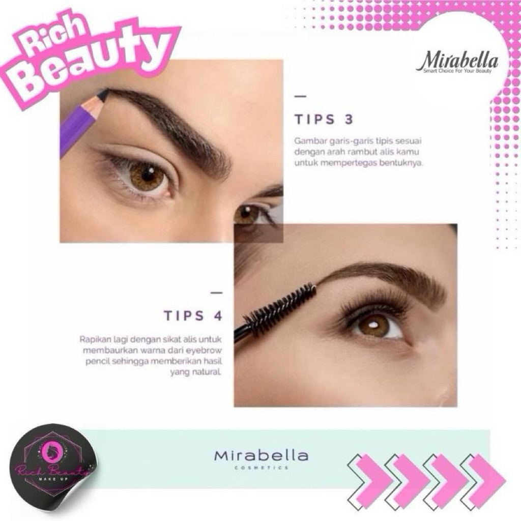 Jual MIRABELLA EYE BROW PENCIL (PENSIL ALIS) | Shopee Indonesia