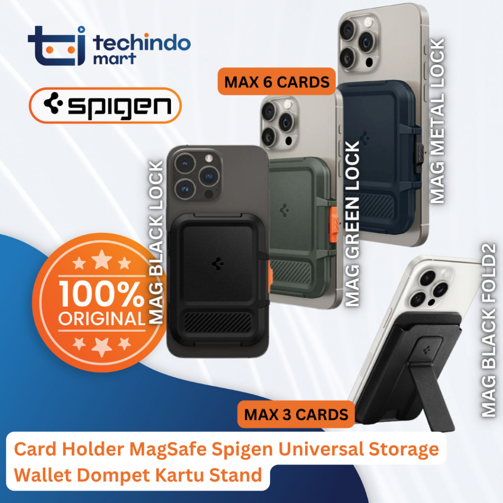 Jual Card Holder MagSafe Spigen Universal Storage Wallet Dompet Kartu ...
