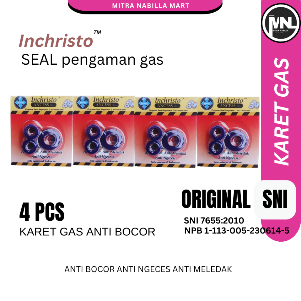 Jual (4-Pack) NEW SIL BIRU - karet gas lpg anti bocor 3kg 12 kg ...