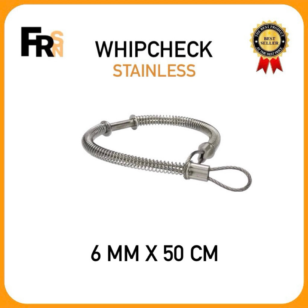 Jual WHIPCHECK STAINLESS 6 MM X 50 CM (SAFETY HOSE WHIP CHECK ...