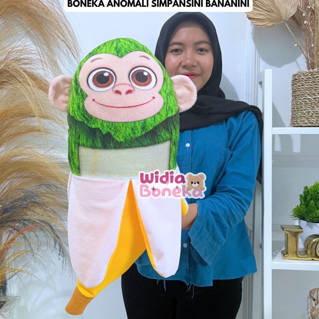 Jual BONEKA ANOMALI CHIMPANZINI BANANINI 53 CM BRAINROT SERIES TUNG ...
