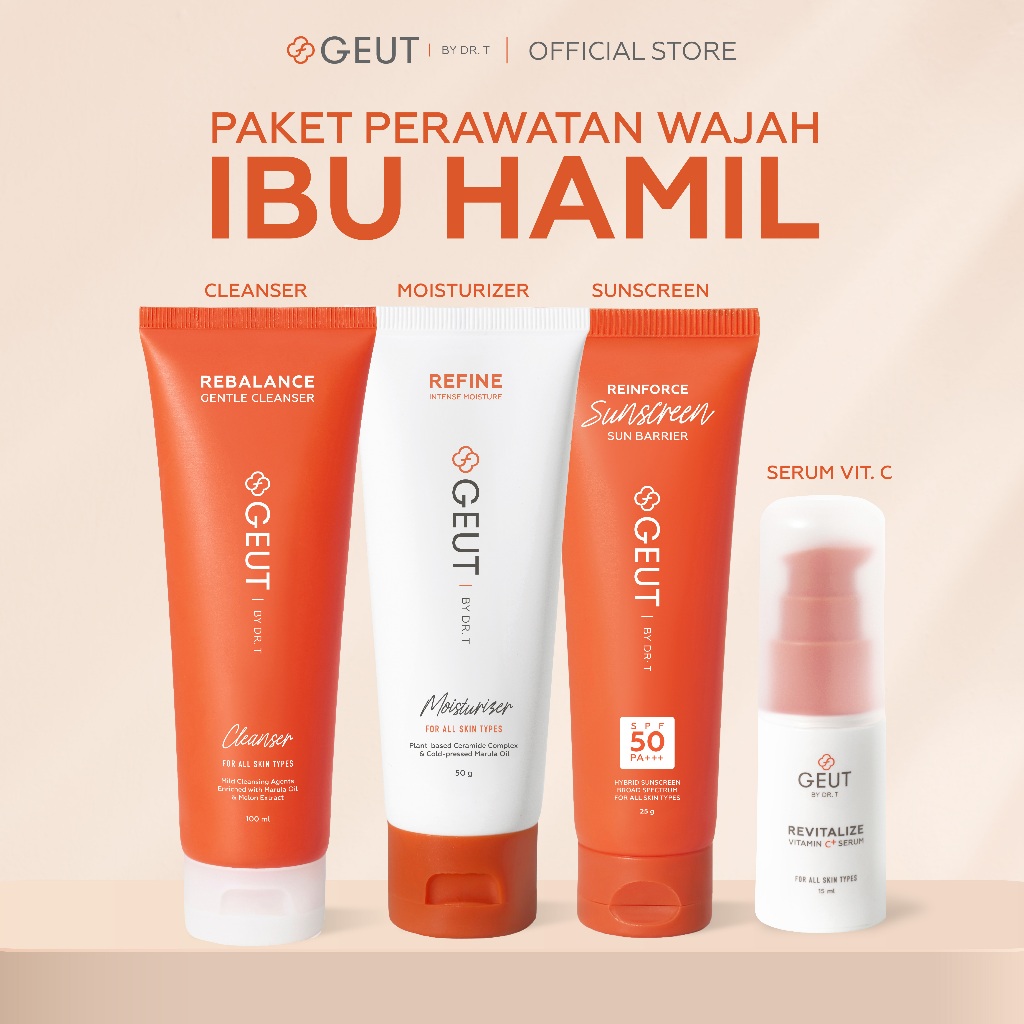 Jual GEUT KISS Pregnancy Set 4pcs (Paket Wajah Ibu Hamil Kulit Indah ...
