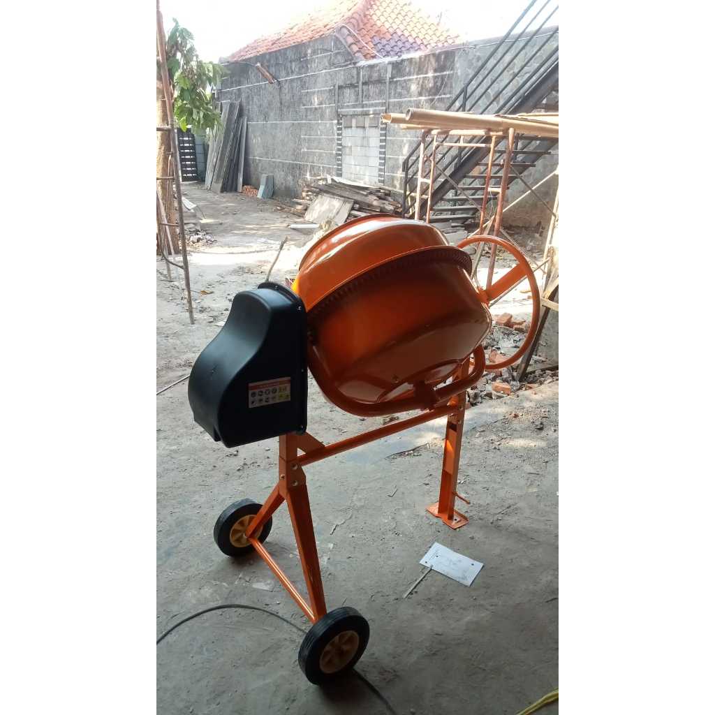 Jual Mesin Pengaduk Semen Elektrik Molen Concrete Mixer 180 L Dutec | Shopee Indonesia