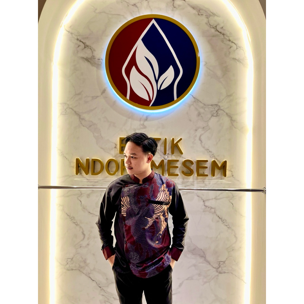 Jual beskap batik katun merak maron | Shopee Indonesia