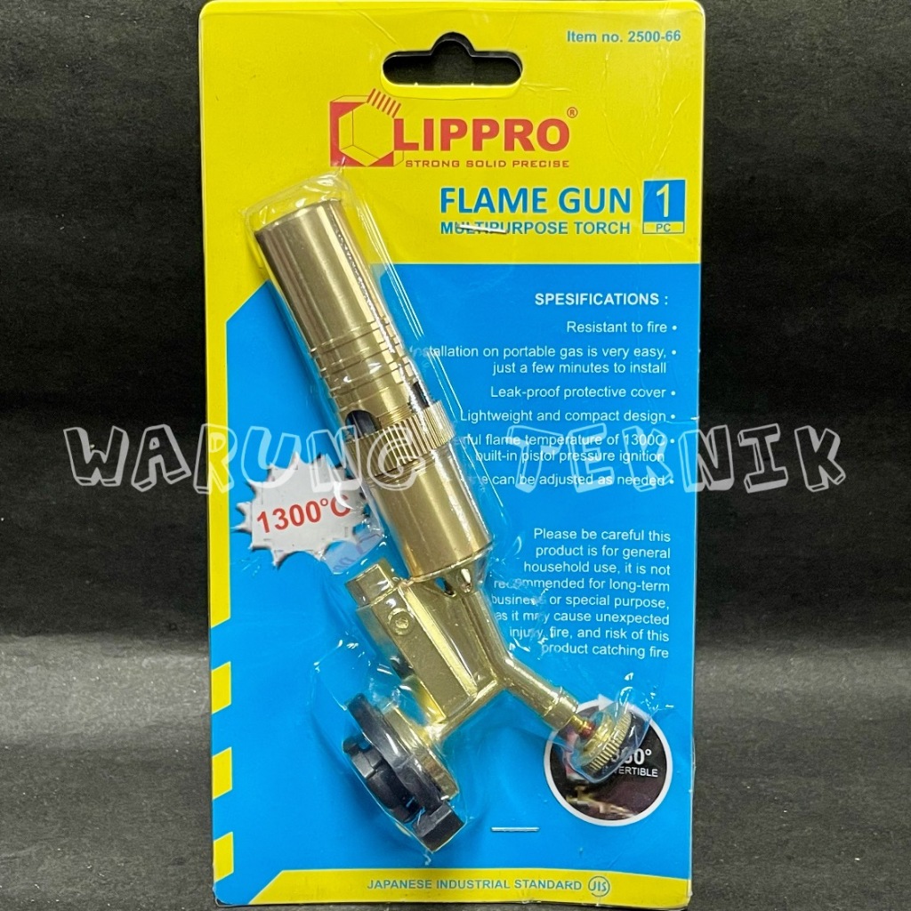 Jual LIPPRO FLAME GUN MULTIPURPOSE TORCH - GAS TORCH - BLOW TORCH ...