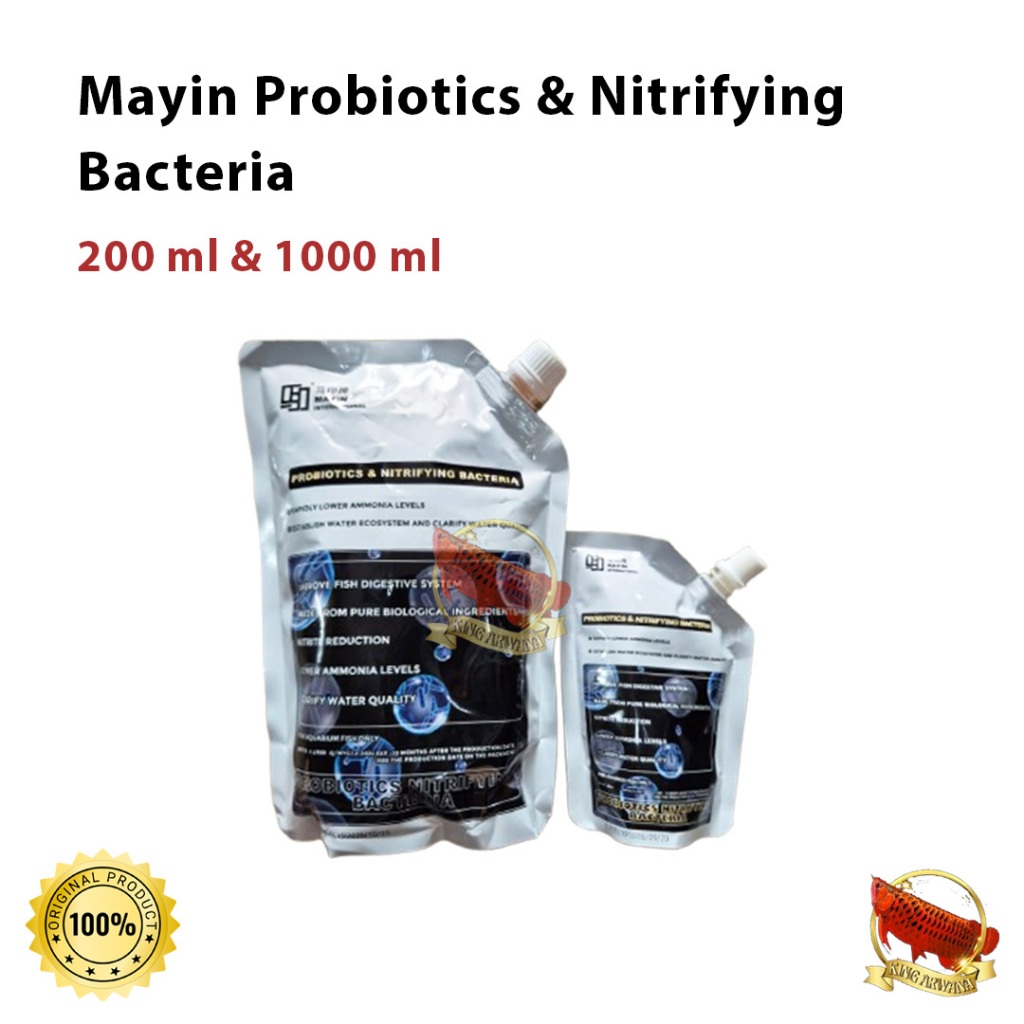 Jual MAYIN Probiotic & Nitrifying Bacteria Probiotik Bakteri Starter 3 ...