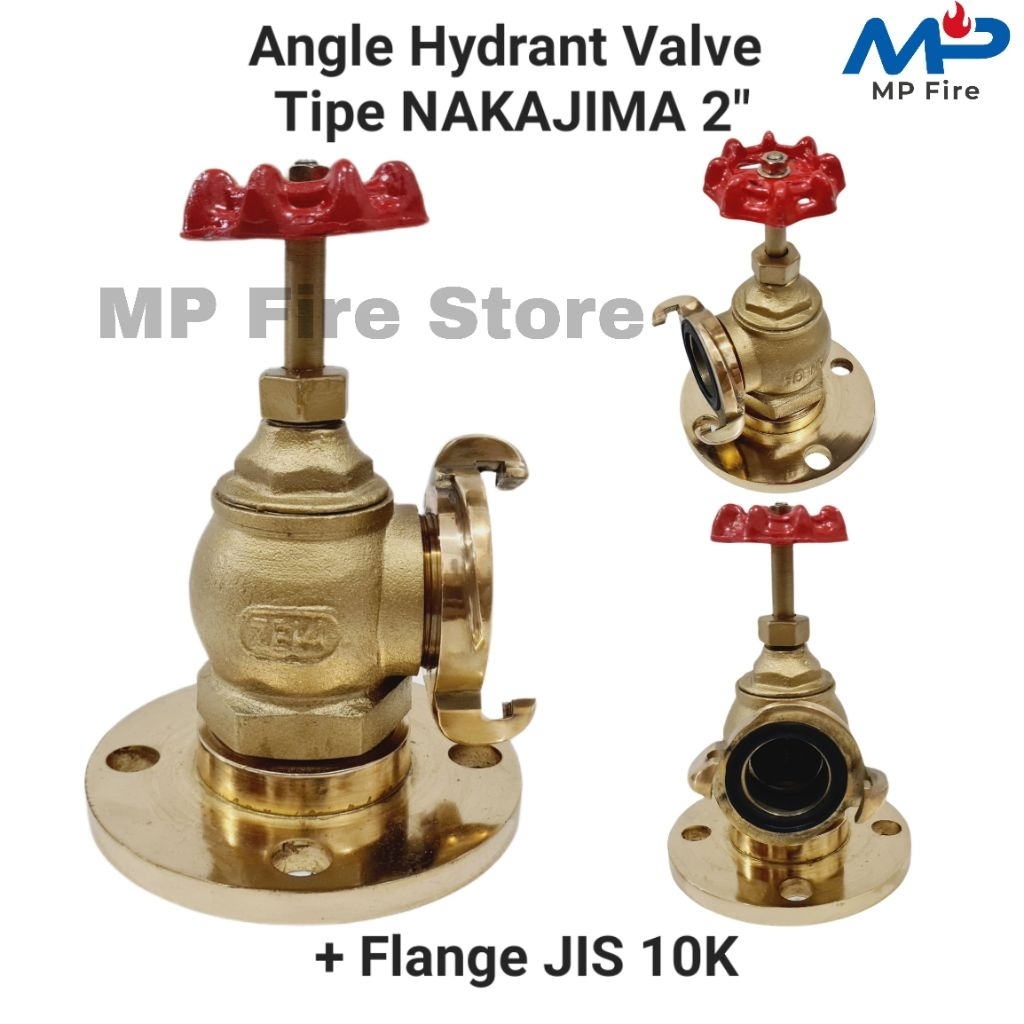 Jual FIRE ANGLE HYDRANT LANDING VALVE ZEKI 2 in 50 MM COUPLING JOHN ...
