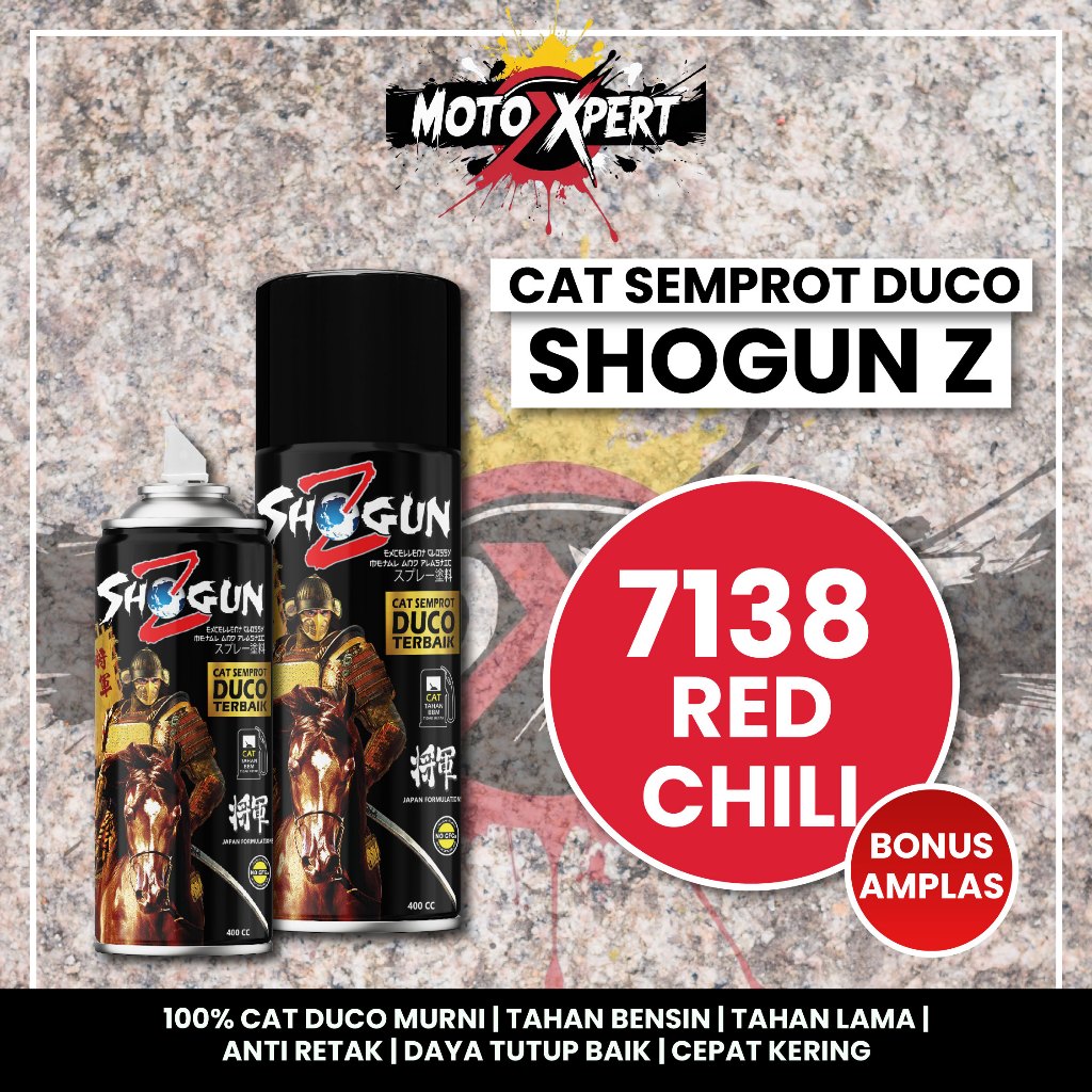 Jual Cat Semprot Duco Shogun Z Red Chili 7138 400cc - Merah Cabai ...