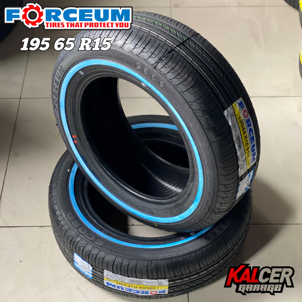 Jual BAN FORCEUM LIS PUTIH UKURAN 195 65 R15 FORCEUM ECOSA TUBLES - Hsr Kalcer Garage Ciledug ...