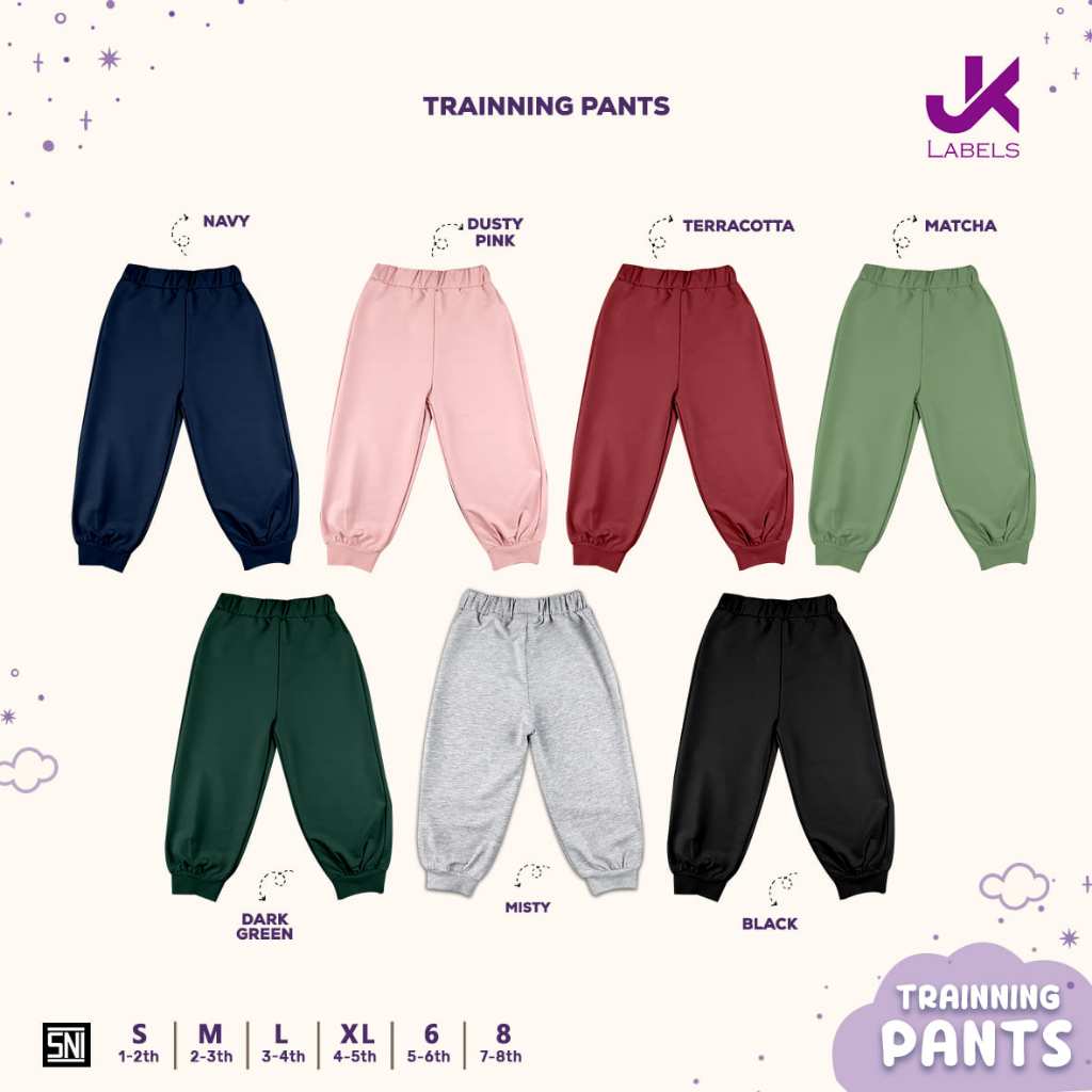Jual JK LABELS - Training Pants (1-8 Tahun) | Shopee Indonesia