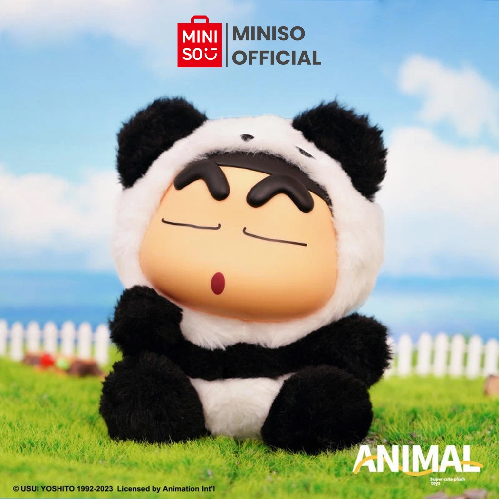 Jual MINISO Crayon Shinchan Collection Vinyl Plush Toy Blind Box Animal ...