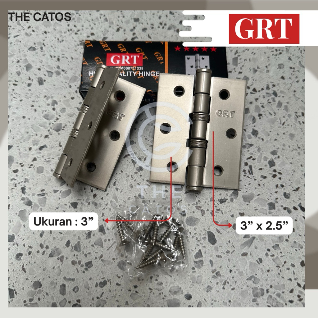 Jual ENGSEL 3’ GRT engsel pintu tebal/engsel jendela ukuran 3’ (7,5cm ...
