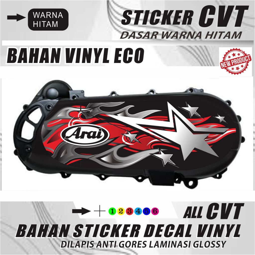 Jual STIKER VINYL BAK CVT VARIASI STRIPING CVT | Shopee Indonesia