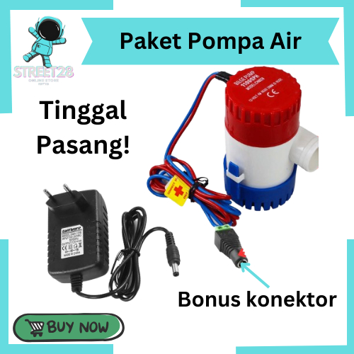 Jual POMPA AIR ELEKTRIK12 V SUBMERSIBLE WATER BILGE PUMP TAFFWARE ...