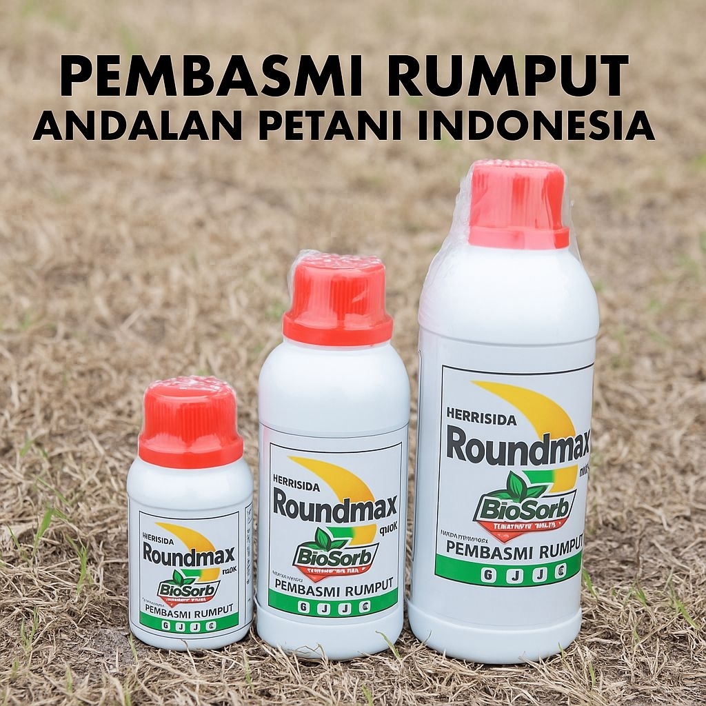 Jual Roundmax Herbisida Pembasmi Rumput Liar Ampuh - Obat Gulma ...