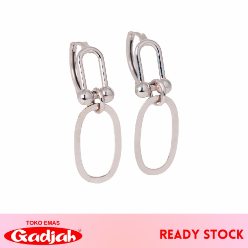 Jual Anting Emas Jepret Bulat Lady Gaga Mainan Oval Pipih - Toko Emas ...