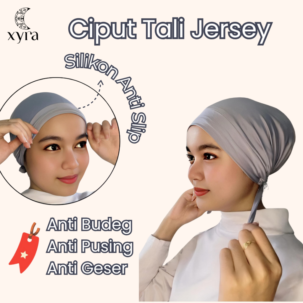 Jual Xyrahijab - Ciput Hijab Anti Pusing dan Anti Budeg I Inner Hijab ...