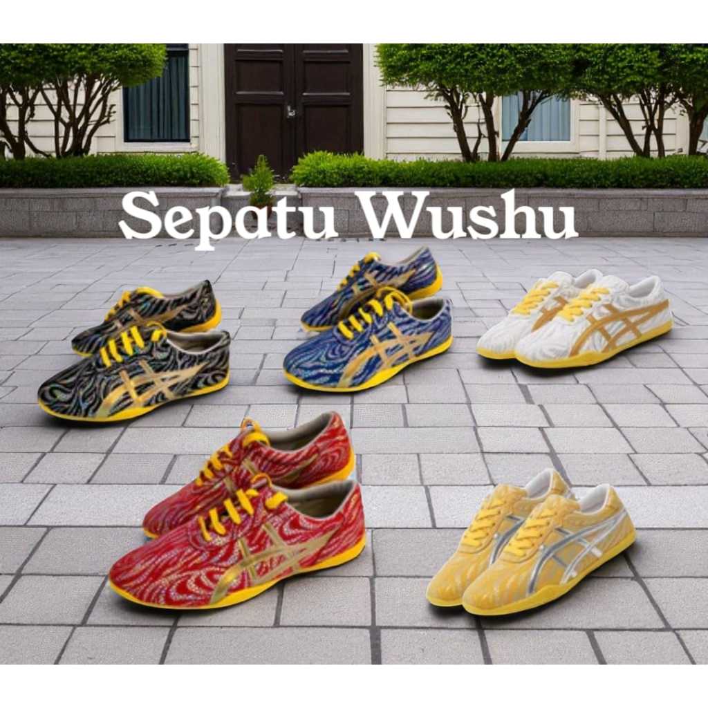 Jual sepatu wushu, sepatu olahraga warna merah, hitam, biru , putih ...