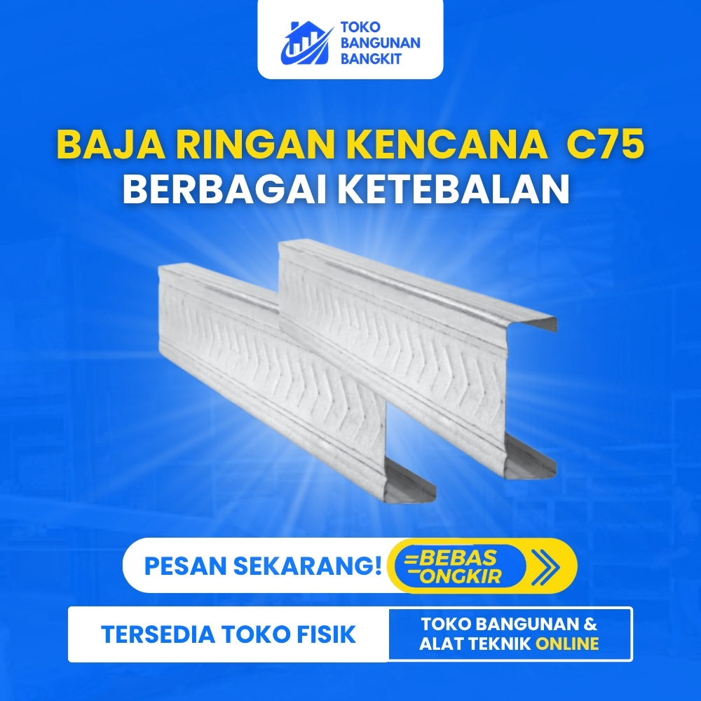 Jual BAJA RINGAN KANAL C75 KENCANA - RANGKA ATAP KOKOH | Shopee Indonesia