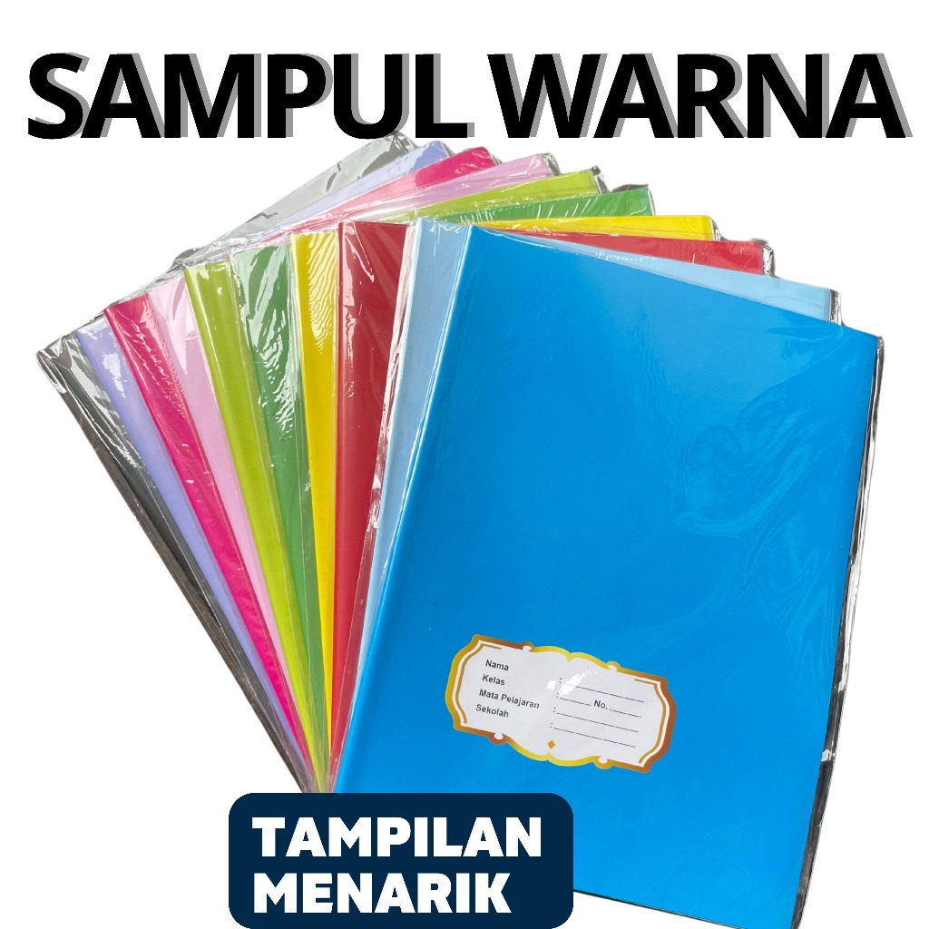 Jual SAMPUL BERWARNA 2 LEMBAR !!! SAMPUL WARNI UKURAN BUKU BIASA ...