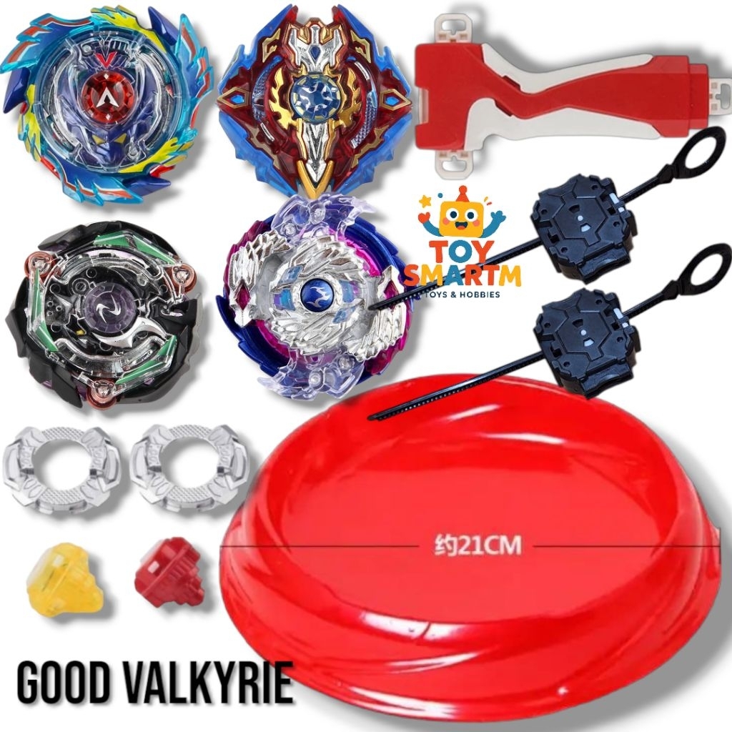 Jual gangsing set Burst 4in1/ Gangsing Arena Set/Mainan anak gangsing ...