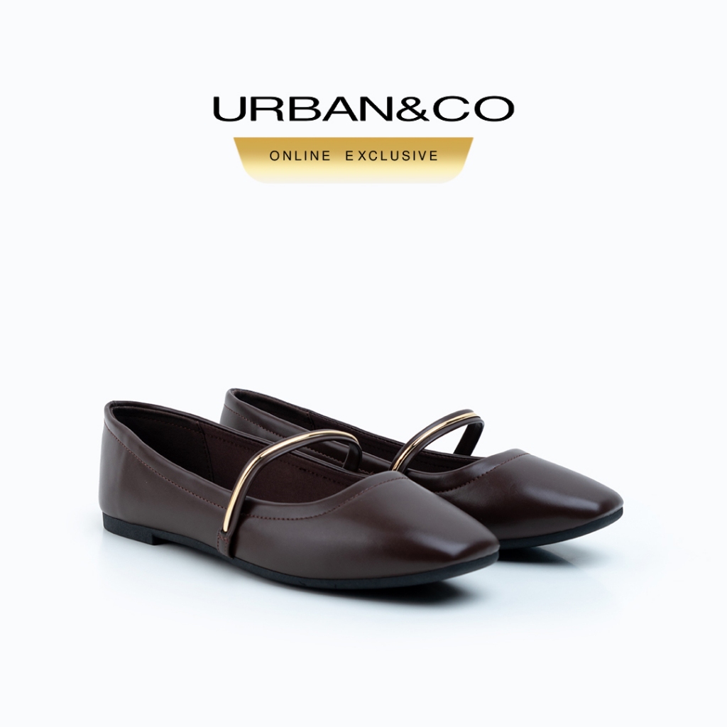 Jual URBAN&CO Janyra Basic Flatshoes Mary Jane Sepatu Ballet Korea ...