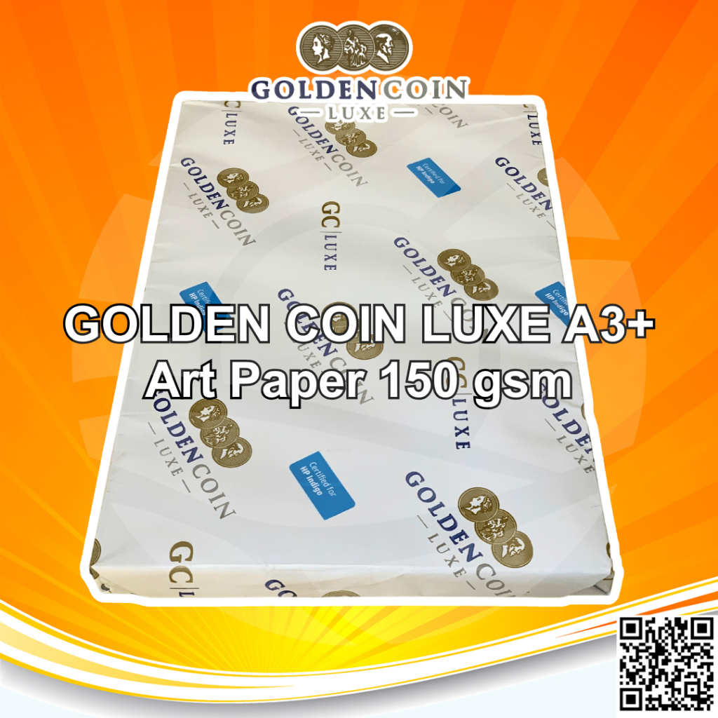 Jual Golden Coin Luxe Kertas Art Paper Carton 150 Gsm A3+ Digital Print ...