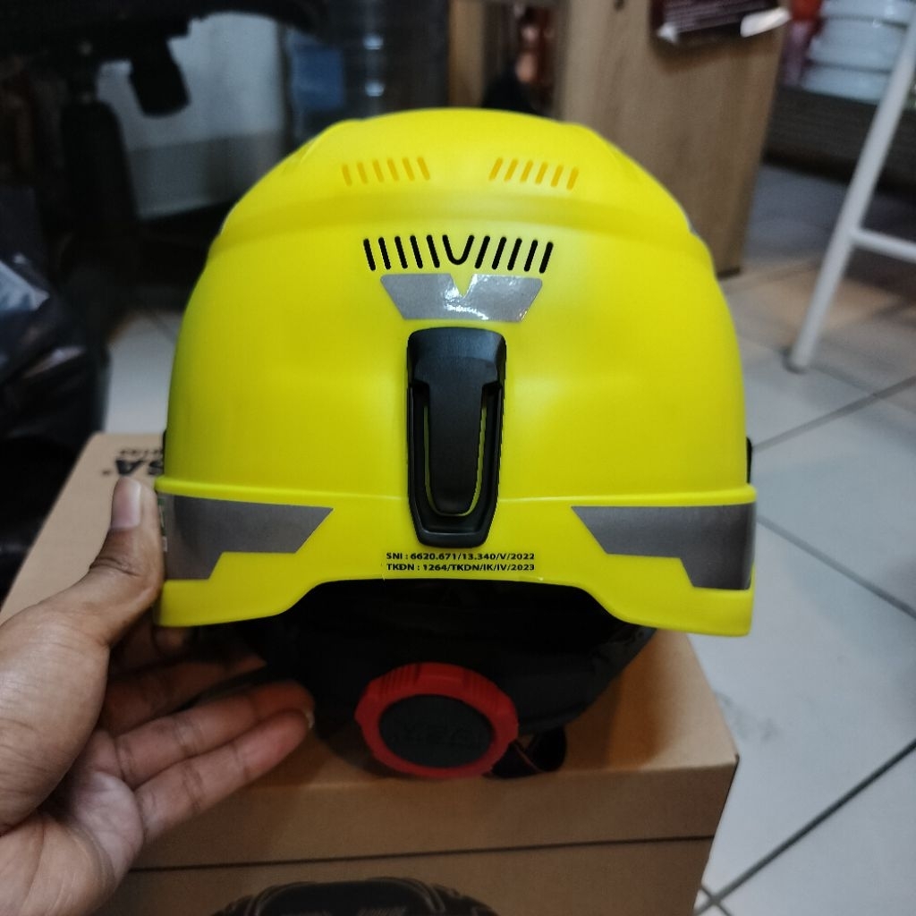 Jual Helm MSA V-Gard H1 Safety Helmet Trifent Lokal Fastrack hijau ...
