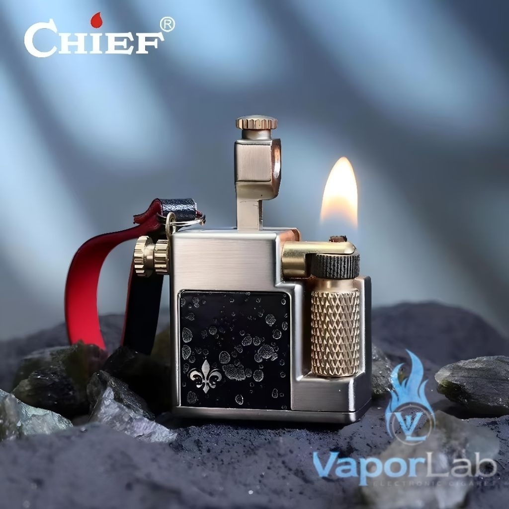Jual korek api sumbu minyak vintage oil lighter CHIEF 715 mini ...