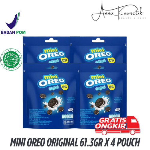 Jual MIni Oreo Original 61.3gr x 4 Pouch | Shopee Indonesia