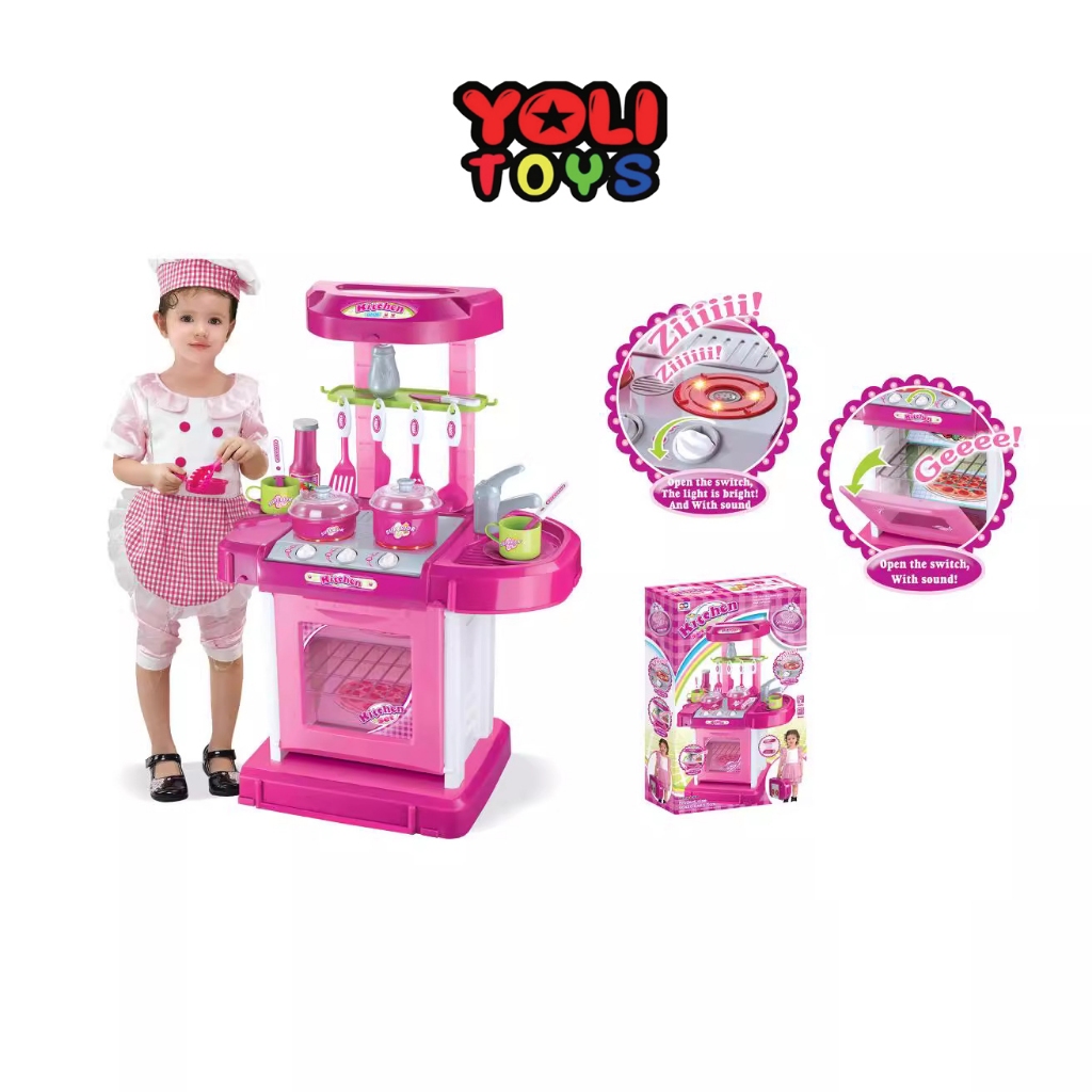 Jual Yoli Toys - Mainan Anak Kitchen Set Besar 008-58 Mainan Alat Masak Memasak Lengkap Jumbo ...