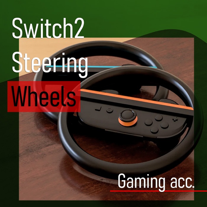 Jual Nintendo Switch 2 JOYCON Steering Wheel Racing Grip Controller ...