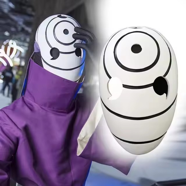 Jual READY STOCK Topeng Obito White Cosplay Anime Manga Naruto Premium ...