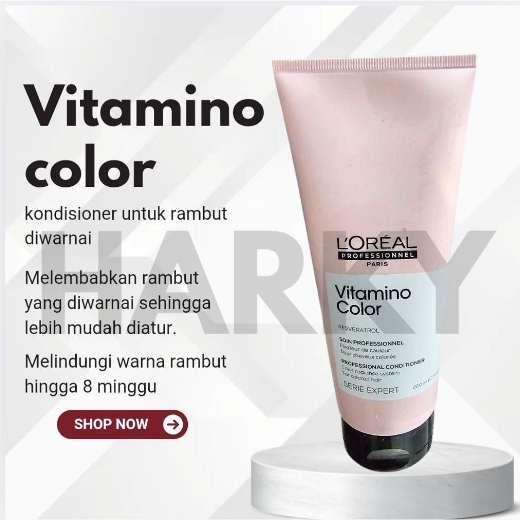 Jual L'oreal Professionel condi Serie Expert Vitamino Color Conditioner 200ml Condisioner ...