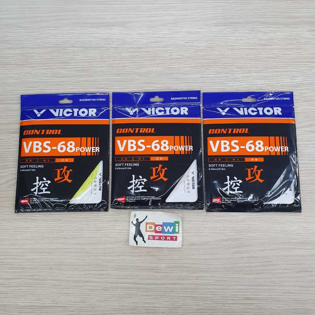 Jual Senar Badminton Victor VBS-68 POWER | Shopee Indonesia