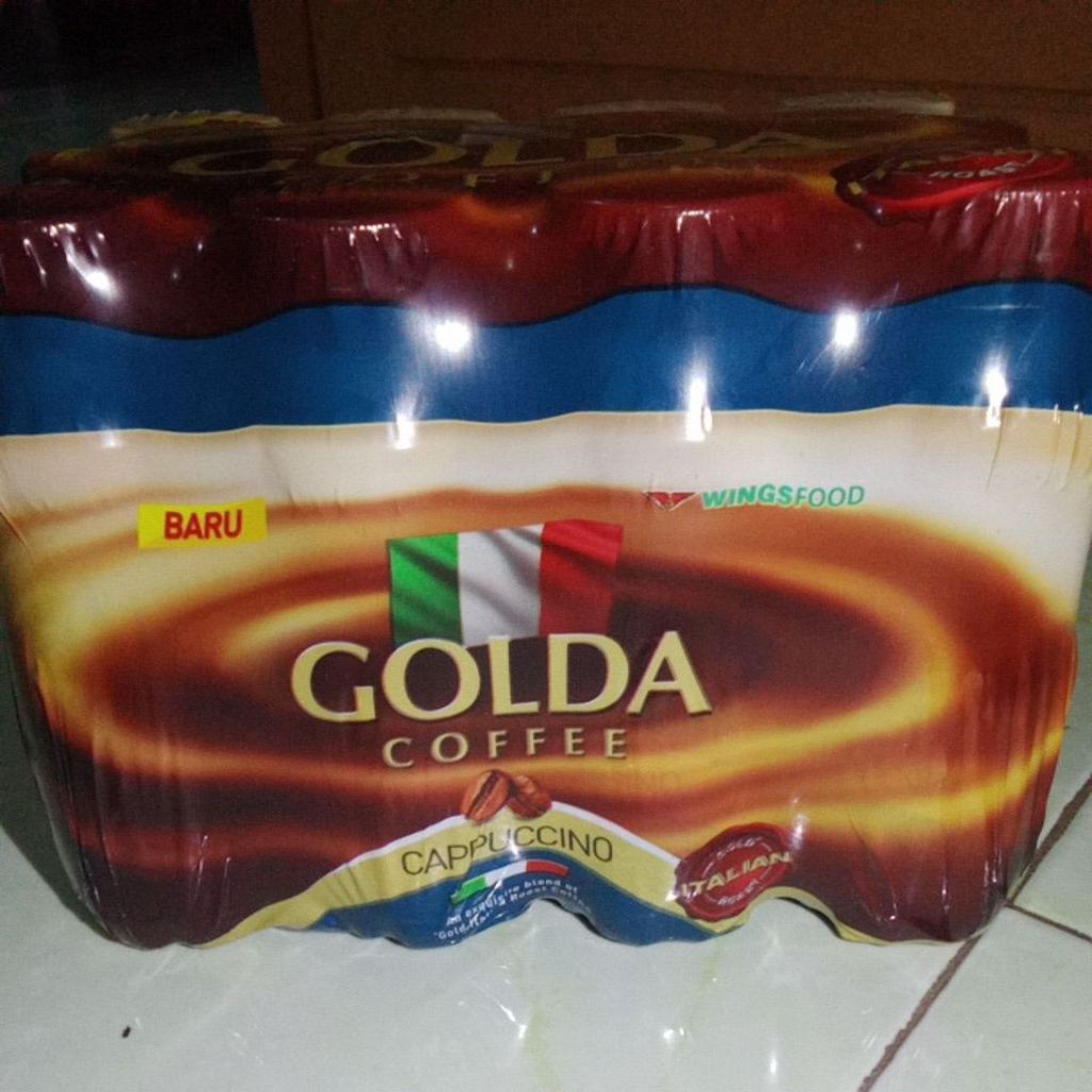 Jual GOLDA KOPI CAPPUCINO / PAK 12 BOTOL ( 200 ML ) | Shopee Indonesia