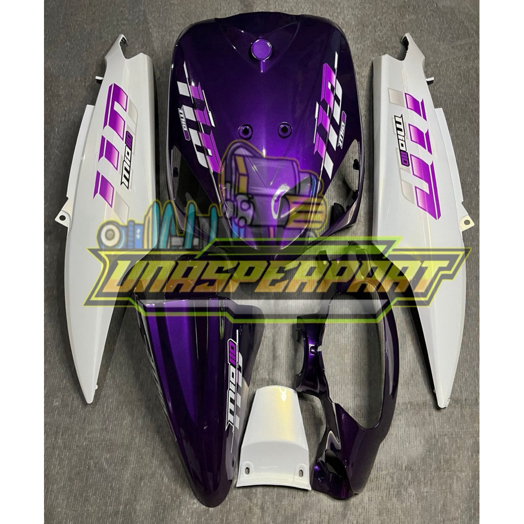 Jual COVER FULL BODY HALUS YAMAHA MIO SPORTY VIETNAM STYLE PURPLE RED ...