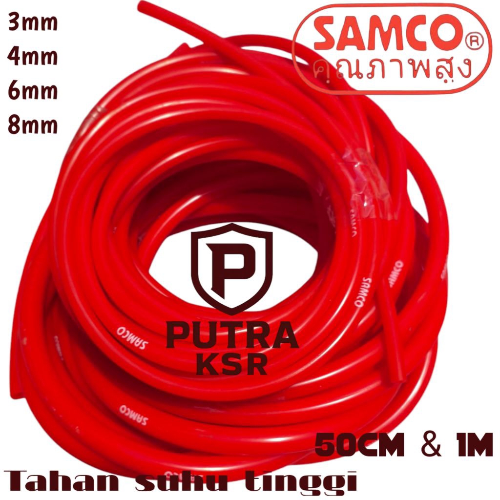 Jual Selang samco silicone hose tahan panas warna merah(original ...