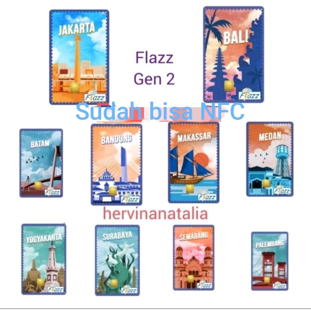 Jual Kartu Flazz Gen 2 Edisi Kota NEW EDITION! Limited Edition. Kota ...
