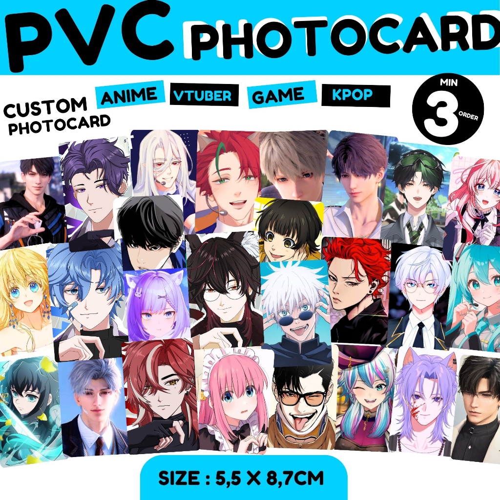 Jual YMS1 - [ SATUAN ] Set Koleksi Photocard PVC Premium Vtuber Sol4ce ...
