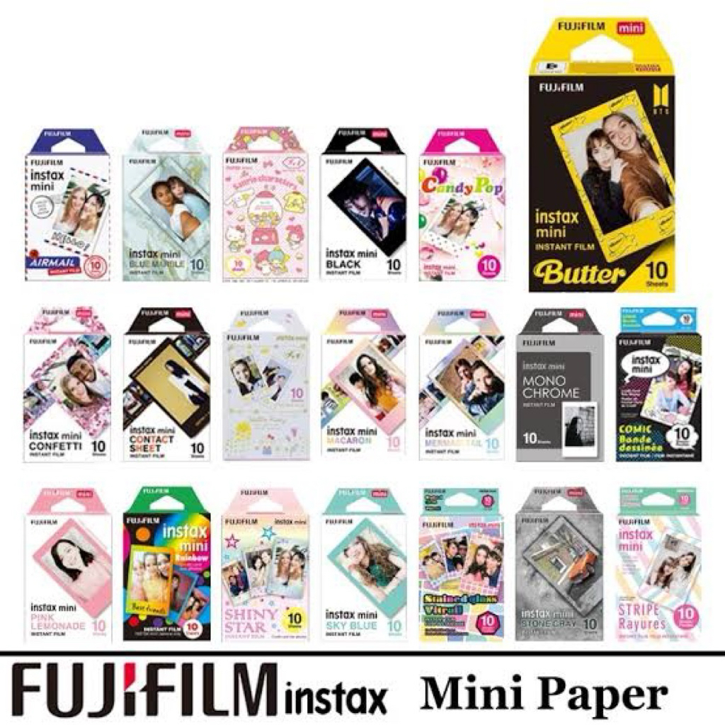 Jual FUJIFILM INSTAX MINI PAPER MOTIF / PAPER TWIN PACK / REFILL ...