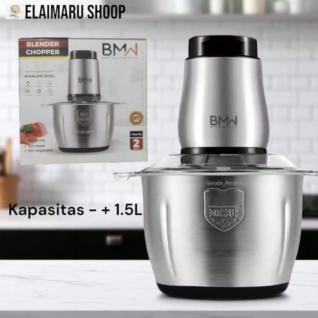 Jual Chopper Blender daging penggiling Meat Mincer Elektrik Stainless ...