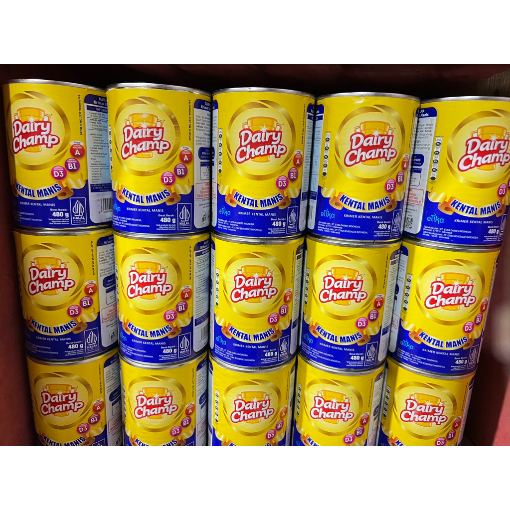 Jual Krimer kental manis DIARY CHAMP 480 gr / susu kental manis / susu ...